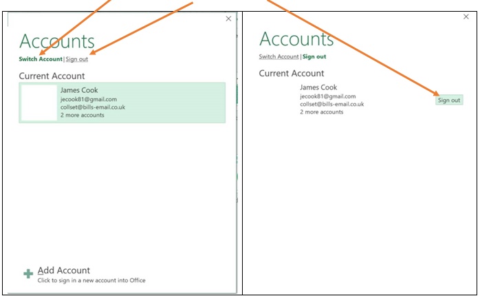 Error Message: "Sorry another user from your organization is already signed in on this computer ...